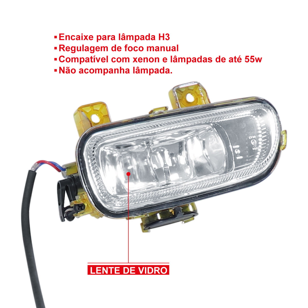 Farol Auxiliar (milha) Caminhão Mercedes Axor LE é na Trucão Auto Peças ...