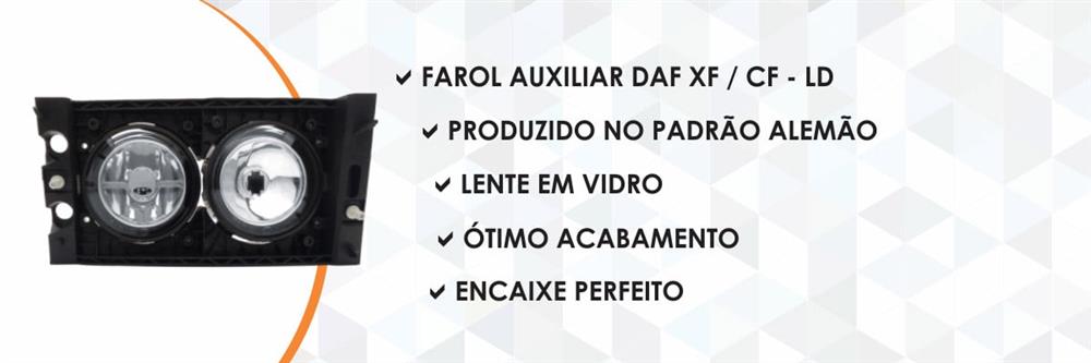 Farol Auxiliar Daf Xf Cf L/D 1725271 é na Trucão Auto Peças. Compre em ...